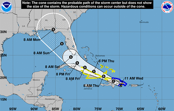 Tropical Storm Fred Forms in Caribbean, Expected to Impact Florida on ...