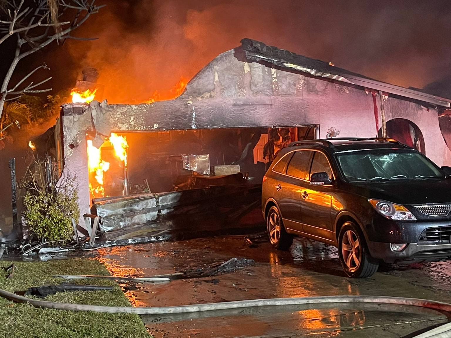 Firefighters Rescue Dog After Inferno Engulfs Merritt Island Home on ...