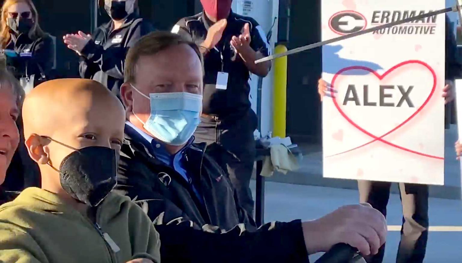 WATCH: Mike Edman Automotive Car Wash Parade Thrills Child Fighting ...