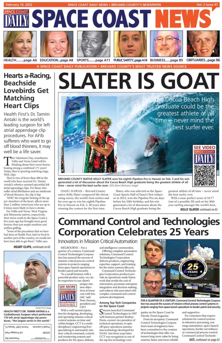 HOT OFF THE PRESS! Feb. 14, 2022 Space Coast Daily News – Brevard ...
