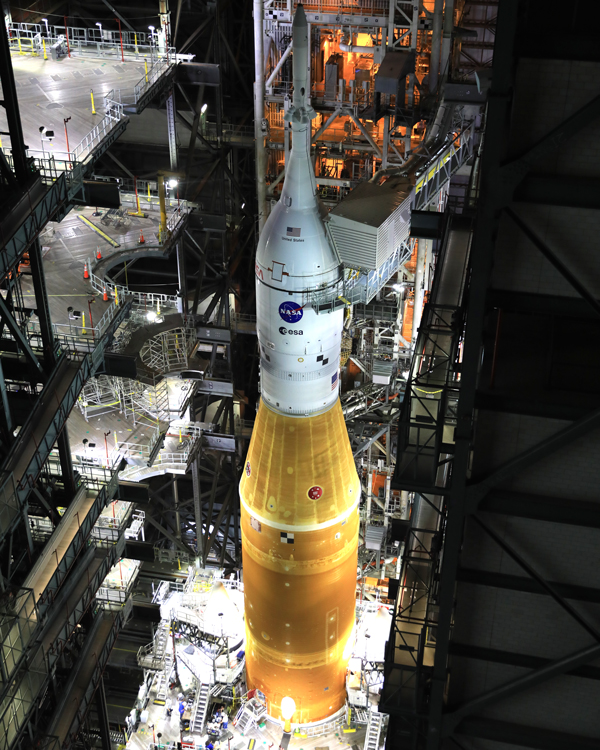 First Rollout of NASA’s Mega Moon Rocket Artemis 1 Set for March 17 at ...