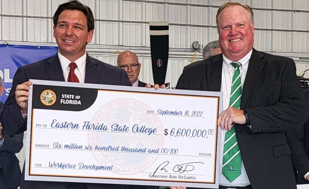 Gov. Ron DeSantis Awards Eastern Florida State College $6.6 Million in ...