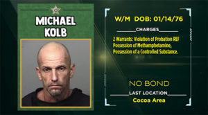 WHEEL OF FUGITIVE: Brevard Sheriff’s Office Names Michael Kolb ‘Fugitive of the Week’ - Space ...