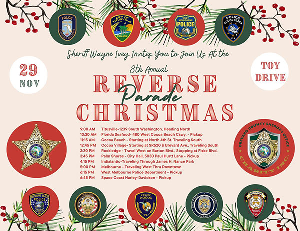 8th Annual 'Reverse Christmas Parade' Hosted by BCSO Set For Nov. 29 ...