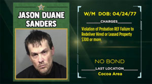 WHEEL OF FUGITIVE: Brevard Sheriff’s Office Names Jason Saunders ‘Fugitive of the Week’ - Space ...