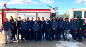 Members of Palm Bay Fire Rescue, Malabar Fire Department Complete Live ...