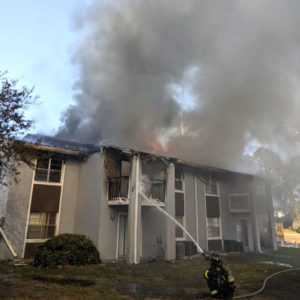 Fire Crews Extinguish Blaze at Emerald Place Apartments in Titusville ...