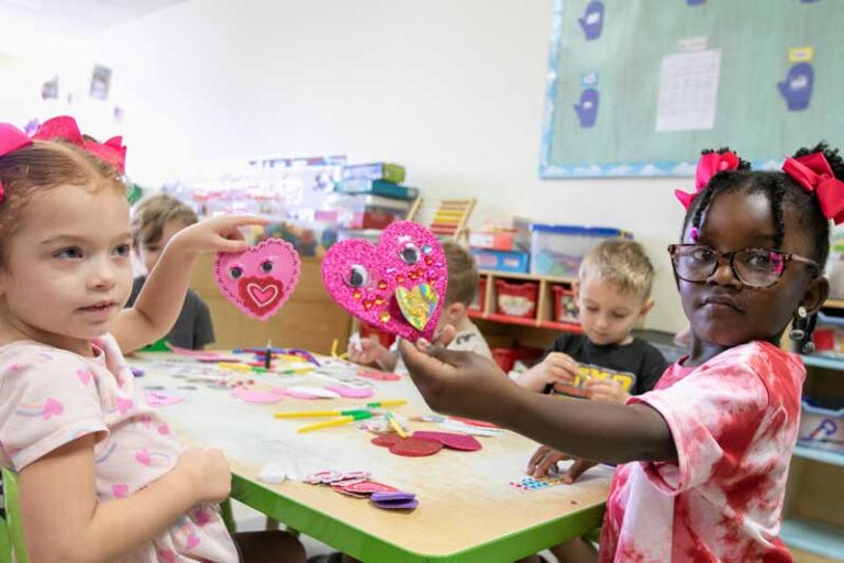 Health First’s Center for Child Development Kids Make Art Hearts for ...