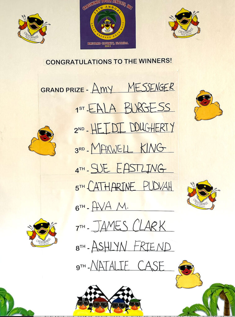 WINNERS ANNOUNCED! Crosswinds Announces the Winners of the 25th Annual ...