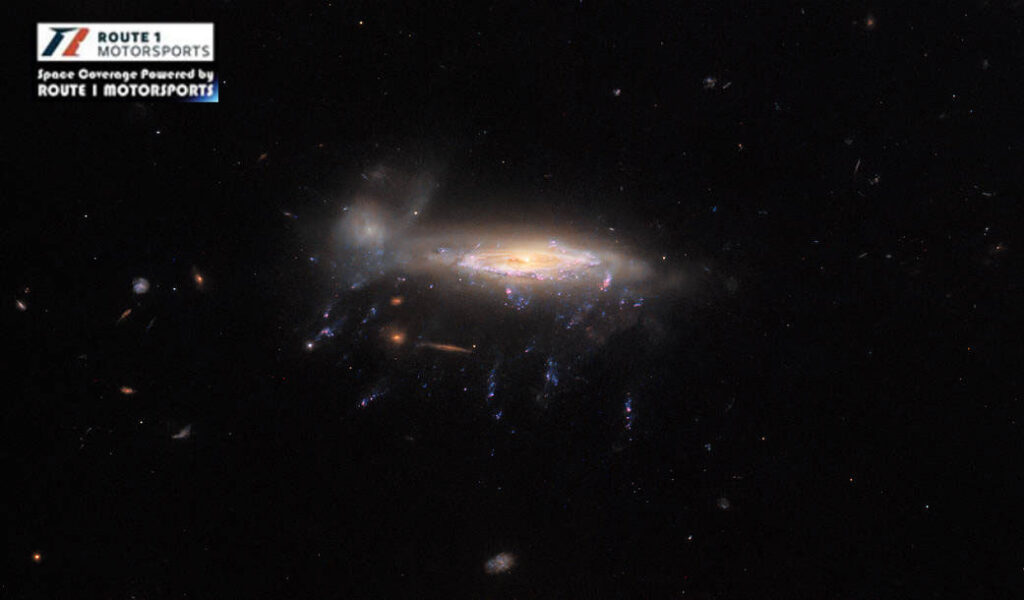 NASA's Hubble Space Telescope Spots Galaxy 600 Million Light-Years Away with Tendrils - Space ...