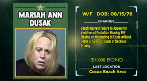 WHEEL OF FUGITIVE: Brevard Sheriff’s Office Names Mariah Dusak ‘Fugitive of the Week’ - Space ...