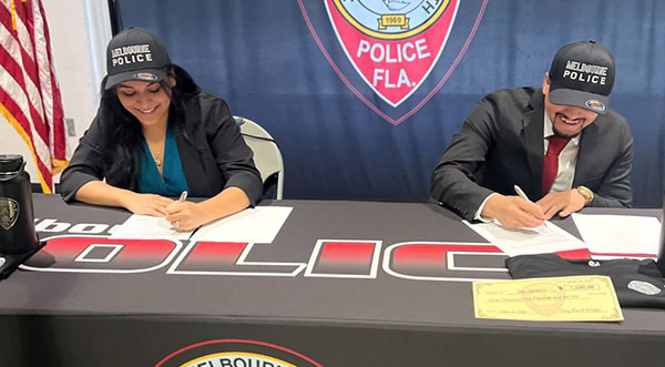 Melbourne Police Department's First Academy Recruit Sign-on Day Big ...