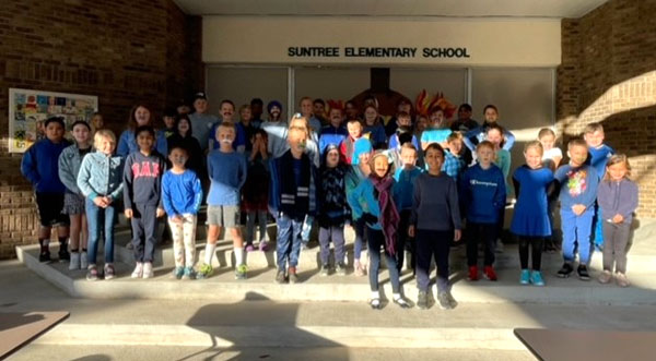 Suntree Elementary School Students Raises Over $500 for Kindergartener in Honor National ...