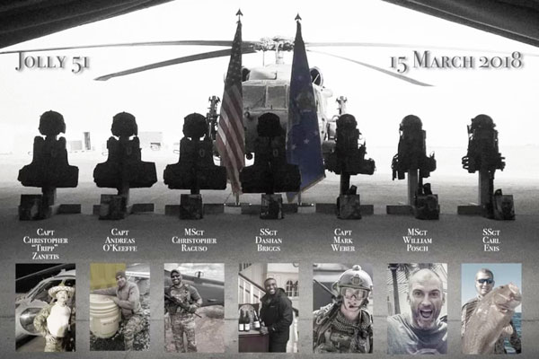 U.S. Rescue Airmen Honor 'Jolly 51' Crew Members with Special Workout ...