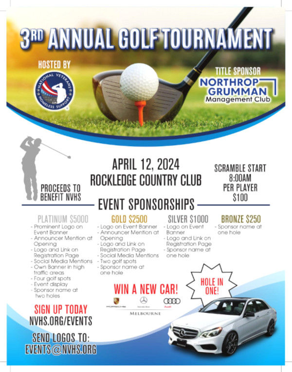 National Veterans Homeless Support Golf Tournament April 12 to Benefit ...