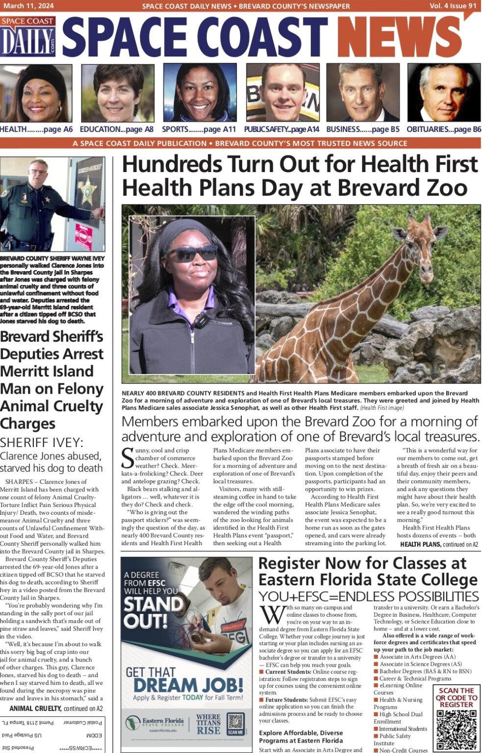 HOT OFF THE PRESS! March 11, 2024 Space Coast Daily News – Brevard ...
