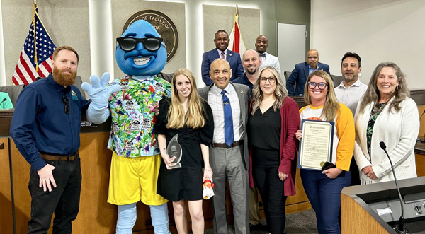 Palm Bay Mayor Rob Medina Presents Proclamation in Honor of Water ...