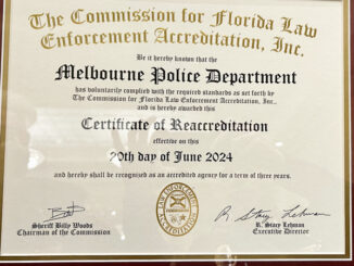 Melbourne Police Receives Reaccreditation By Commission for Florida Law Enforcement ...