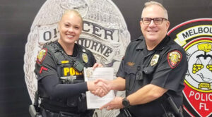 Melbourne Police Department Honors Officer Courtney Morris as Officer ...