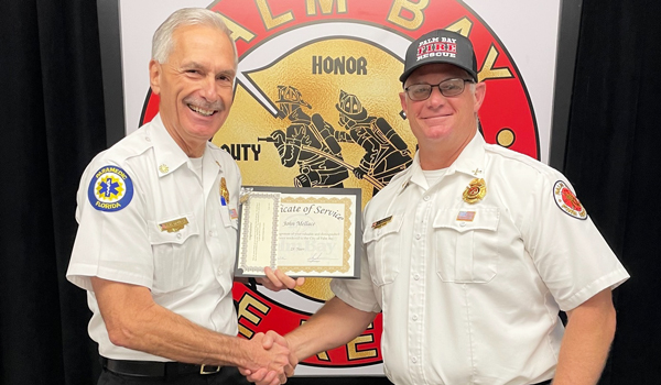 Palm Bay Fire Rescue Members Recognized for Completing Rigorous Eastern ...