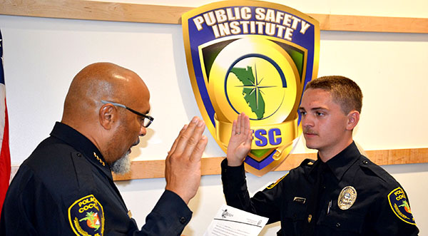 Cocoa Police Holds Swear-In Ceremony for Newest Police Officer - Space ...