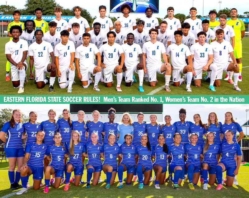 EASTERN FLORIDA STATE SOCCER RULES! Men’s Team Ranked No. 1, Women's ...