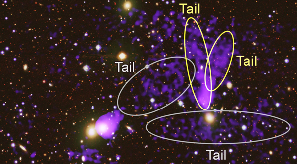 NASA’s Chandra X-Ray Observatory Spots Galaxy Cluster That Crosses the ...