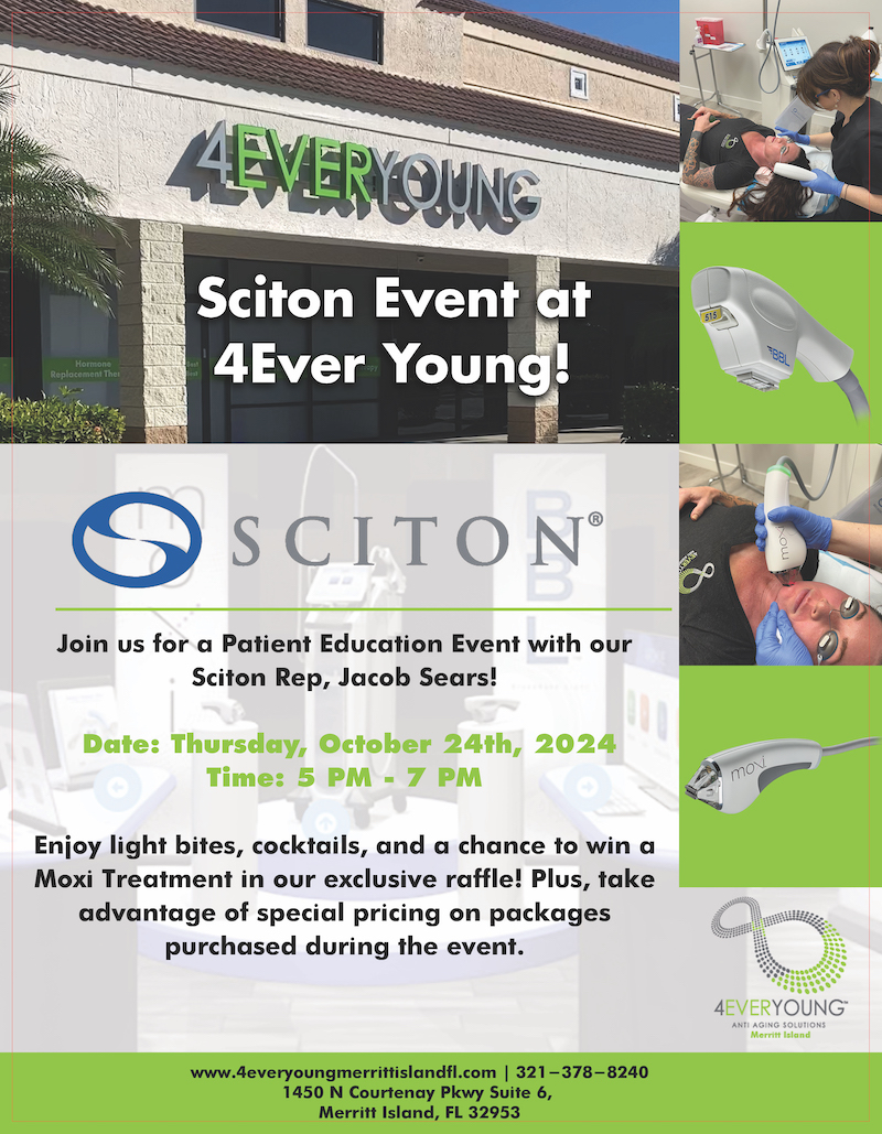 DON'T MISS! Sciton Event at 4EverYoung Anti-Aging Solutions Merritt ...
