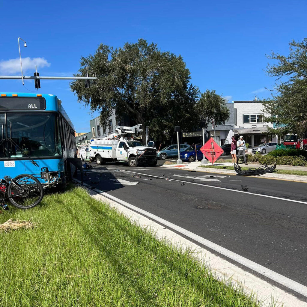 Crash Involving SCAT Bus, FPL Truck Injures Nine People in Cocoa ...