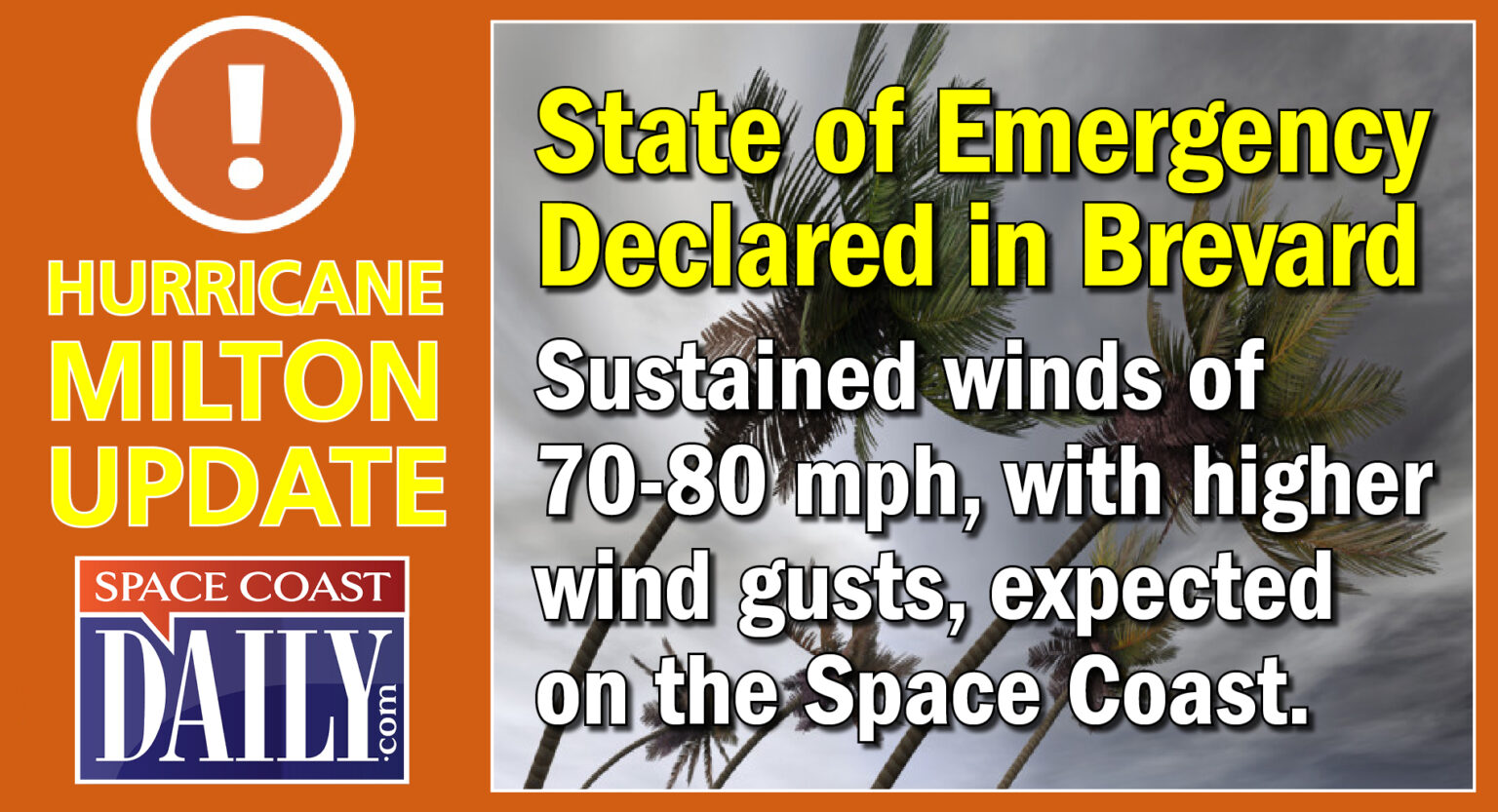 WATCH: Hurricane Milton Update With Sheriff Wayne Ivey and Emergency ...
