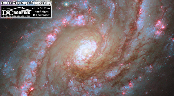 PHOTO OF THE DAY: NASA's Hubble Telescope Spots a Grand Spiral of Starbursts - Space Coast Daily