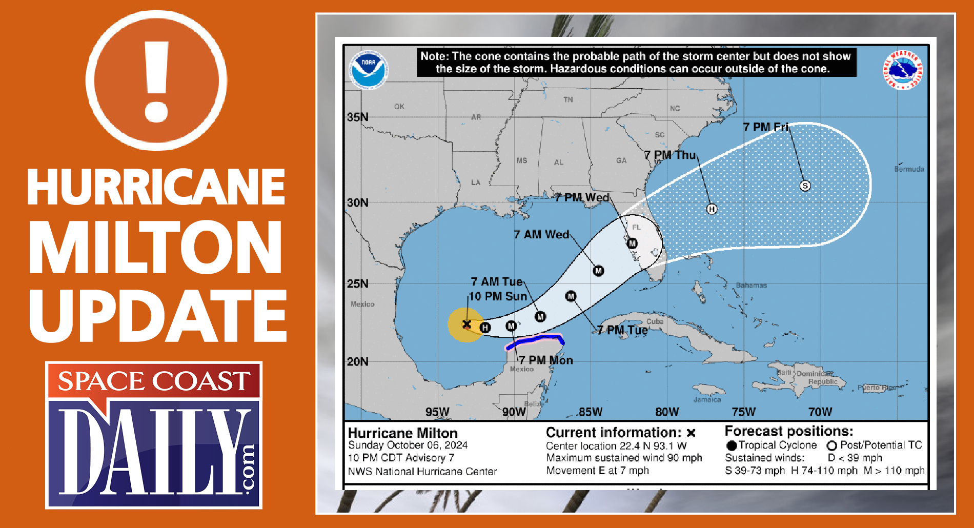 NHC: Milton Rapidly Intensifying, Expected to Become Major Category 4 or 5 Hurricane Monday ...