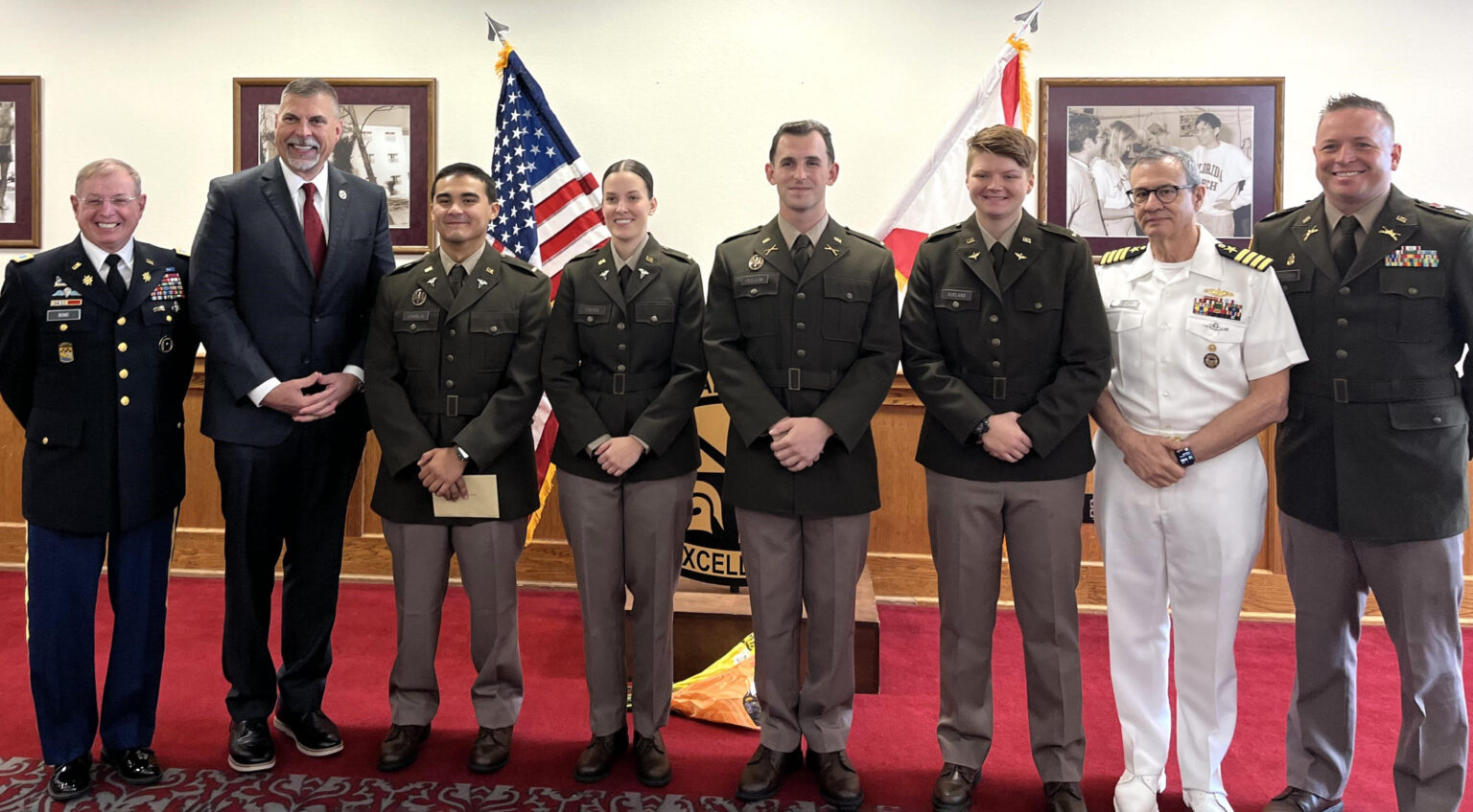 Florida Tech ROTC New U.S. Army Lieutenants Receive Gold Bars During ...