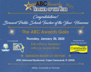 Annual ABC Awards Gala Set for January 30 at Radisson Resort in Cape Canaveral - Space Coast Daily