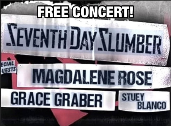 WATCH: Free Christian Rock Concert Featuring Seventh Day Slumber Set ...