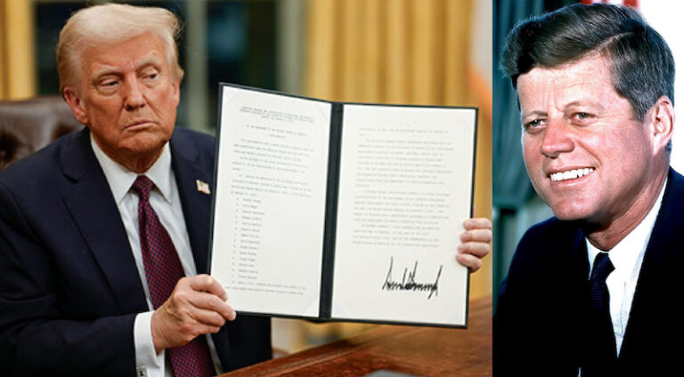 President Donald Trump Signs Executive Order to Declassify JFK ...