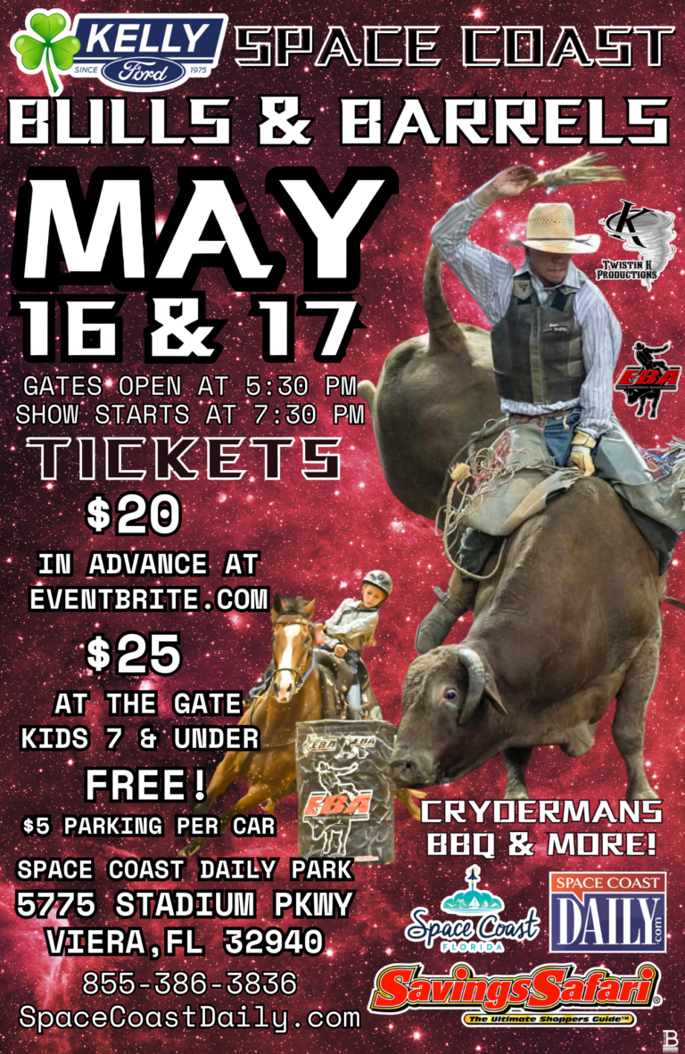 Kelly Ford Space Coast Bulls & Barrels Event Will Bring Exciting Rodeo ...