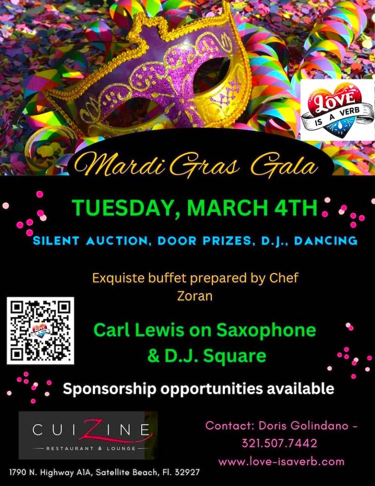 Love Is A Verb Ministry Mardi Gras Gala Fund Raiser Set March 4 at ...