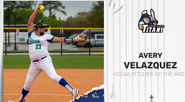 Eastern Florida State College Softball Player Avery Velazquez Named ...