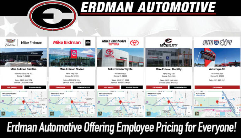 Erdman Automotive of Brevard Announces Employee Pricing for Everyone ...