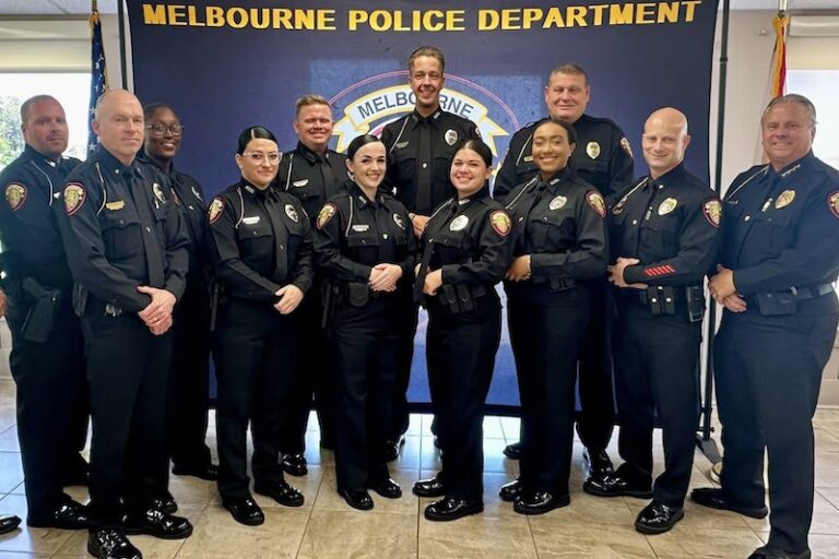 PUBLIC SERVICE SPOTLIGHT: Melbourne Police Department Holds Promotion ...