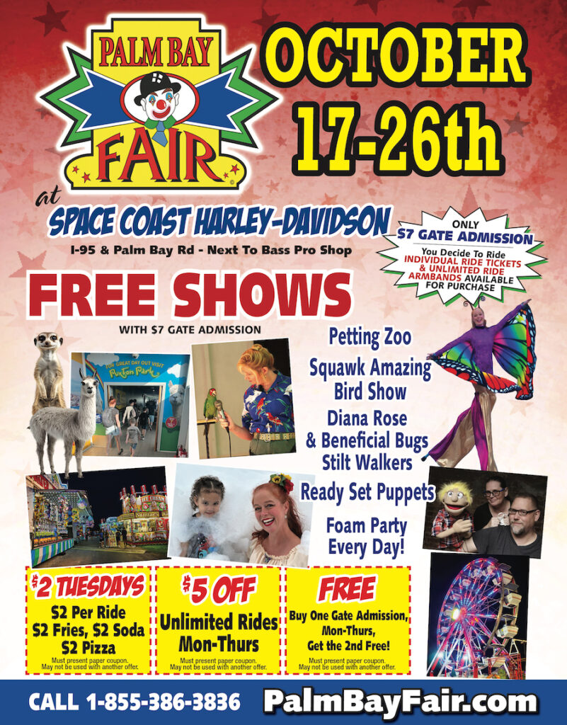 Palm Bay Fair Opens Today at 1 p.m. at Space Coast Harley-Davidson ...