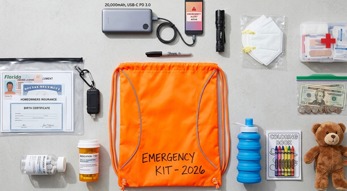 What Should Go in a Florida Hurricane Go Bag in 2026? - Space Coast Daily